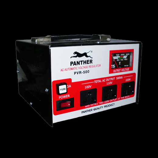 PVR 500: 500W Relay Type AVR w/ Step Down Transformer | Lazada PH