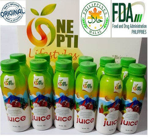 12 Bottles One Opti Juice 100% Original Herbal Immune System Booster ...