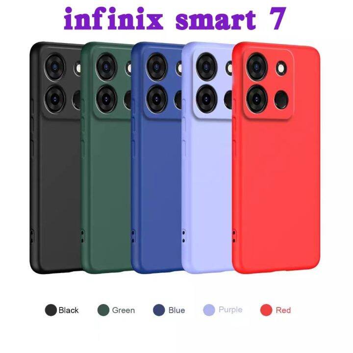 Infinix smart7(พร้อมส่งในไทย)เคสTPU นิ่ม สีพาสเทลแบบคลุมกล้องInfinix ...