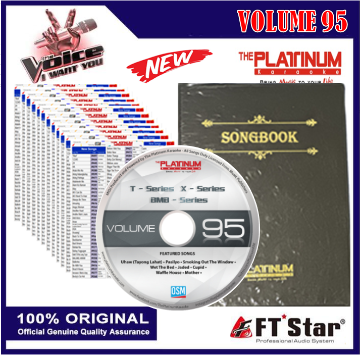 Platinum T-40 T/X-Series Songbook + Songlist + Updated CD as of 2023 (Vol.95) | Lazada PH
