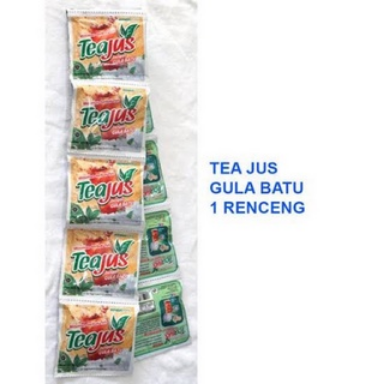 Tea Jus Gula Batu 1 Renceng Isi 10 Pcs | Lazada Indonesia