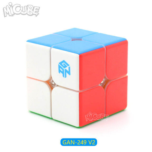 Gan 249 V2 M 249M Magnetic Cube Stickerless Magic Speed Cube 2x2x2 ...