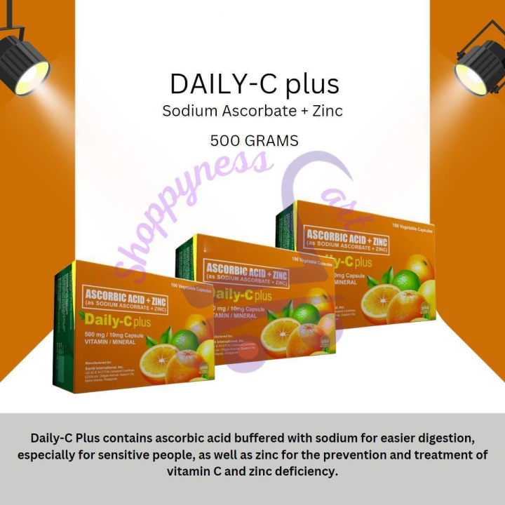Sante Barley Daily C Plus Vitamin C Ascorbic Acid Zinc As Sodium