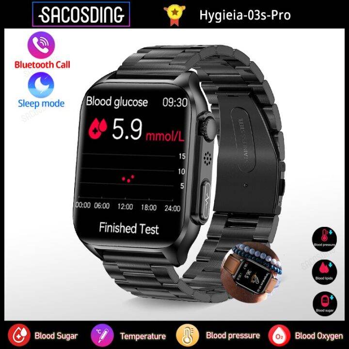Hygieia-03S-Pro Noninvasive Blood Sugar ECG+PPG Smart Watch Bluetooth ...