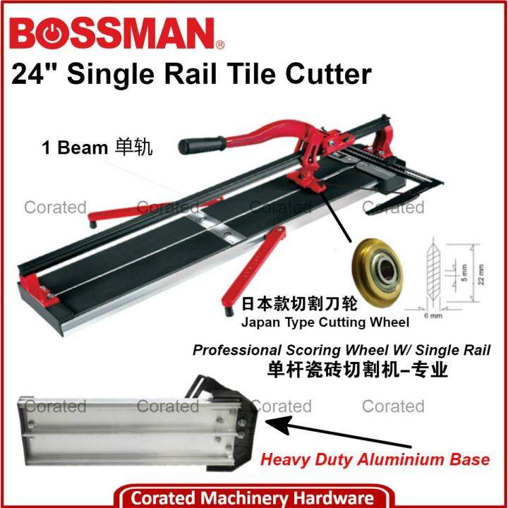 [CORATED] Bossman B3600 Manual Tile Cutter 600MM Professional Scoring ...