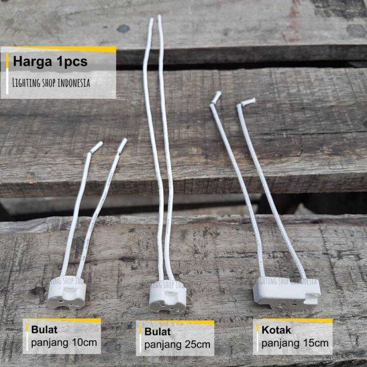 Fiting halogen tusuk untuk lampu halogen led kaki soket mr16 g5.3 g5.4 ...