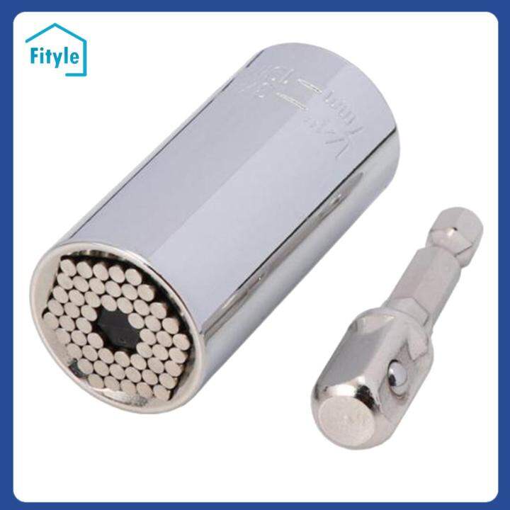 Fityle 2 Pieces Universal Sleeve Wrench Set 1/4"-3/4" 7mm to 19mm Hand ...
