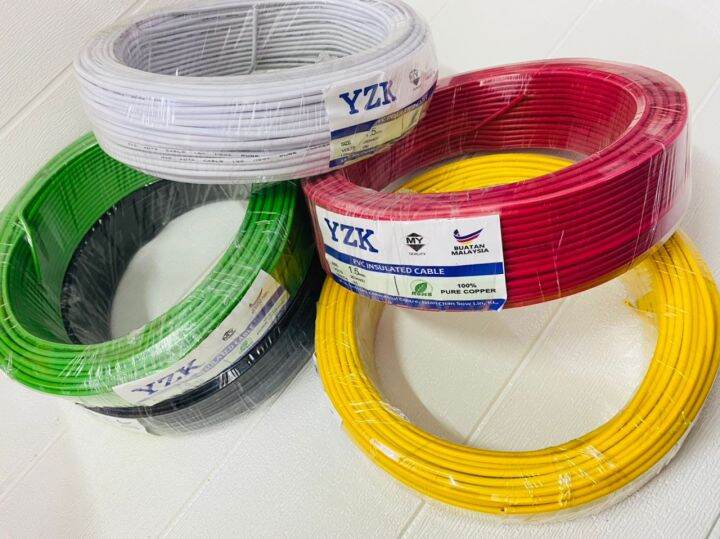 100% PURE COPPER【 1.5 / 2.5MM】PVC AUTO CONTROL CABLE INSULATED CABLE ...