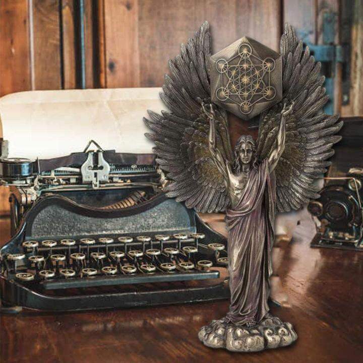 [Hot K] Bronzed Seraphim Six-winged Guardian Angel With Sword Serpent ...