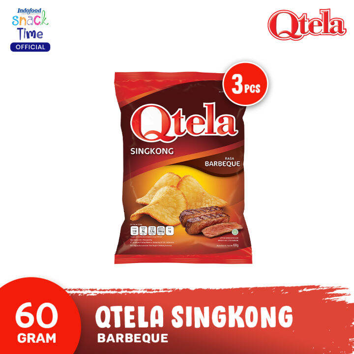 Qtela Singkong Barbeque 60 Gr - 3 Pcs | Lazada Indonesia