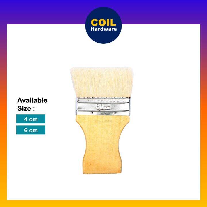 [4cm | 6cm] Wood Varnish Brush | Wood Shellac Brush | Berus Syelek Kayu ...