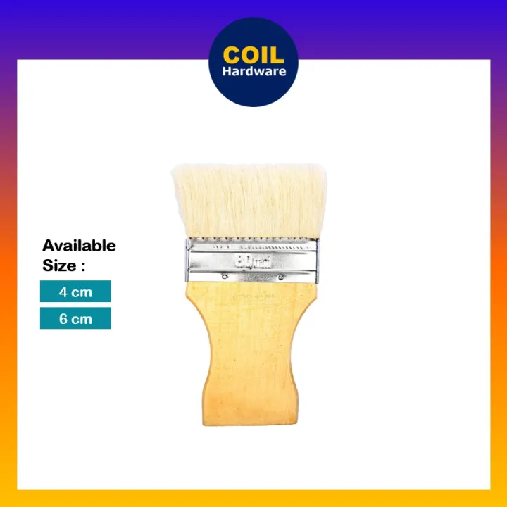 [4cm | 6cm] Wood Varnish Brush | Wood Shellac Brush | Berus Syelek Kayu ...