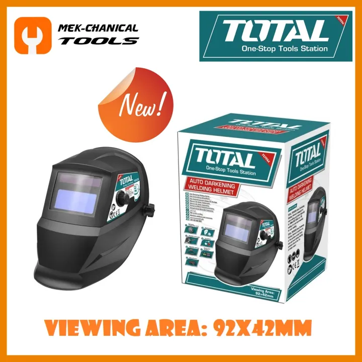TOTAL Auto Darkening Welding Helmet TSP9306 | Lazada PH