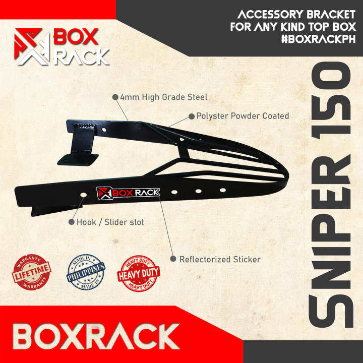 Monorack Bracket for Sniper 150 King / Mxi150 - ORIGINAL TOPBOX [BOX ...