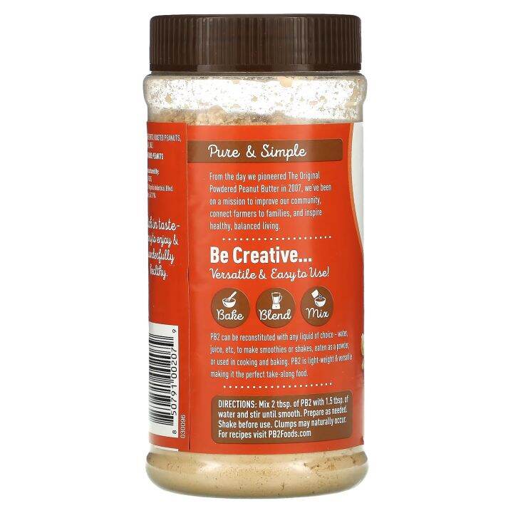 [PRE-ORDER] CRUNCHY POWDERED PEANUT BUTTER 184G BY PB2 FOODS - HI ...