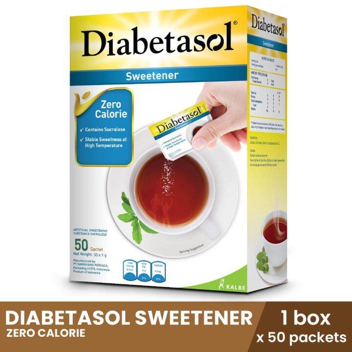 DIABETASOL Calorie Sweetener 50 packets | Lazada PH