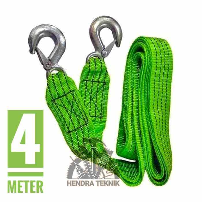 TOWING BELT 3 TON 4 METER TALI SABUK DEREK MOBIL TOW ROPE BELT 5CM ...