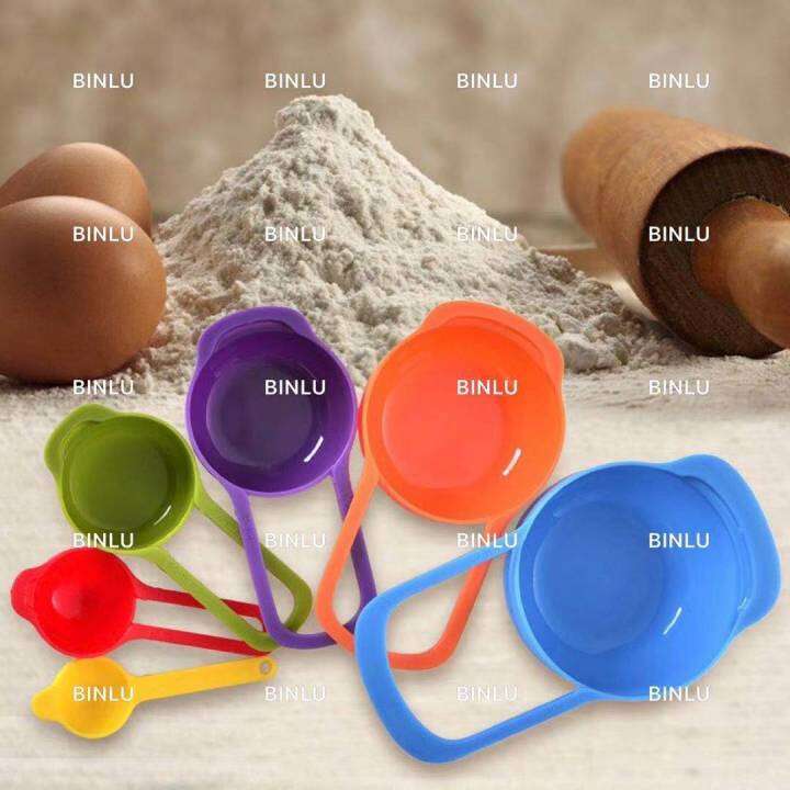 6pcs set color measuring spoon/measuring cup/spoons,scales,cooking ...