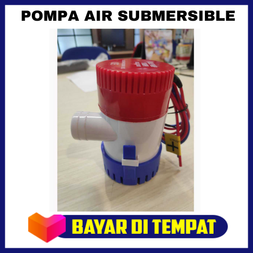 Pompa Air Submersible Water Bilge Pump 12V / Mesin Pompa Celup Air ...