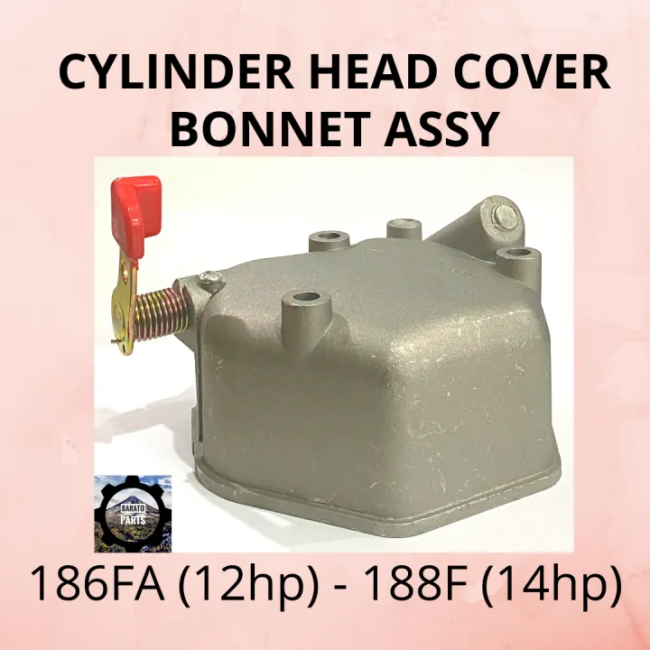 Bonnet / Cylinder Head Cover 186FA (12hp) / 188F (14hp) for Single ...