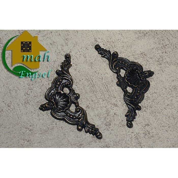 Omah Engsel Siku besi ornament 65x100 mm KA.S3 Sikuan sudut Corner box ...