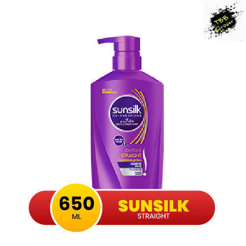 Sunsilk Perfect Straight Shampoo (Purple) 650ml | Lazada