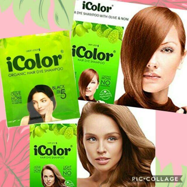 iColor Organic Hair Dye Shampoo | Lazada PH