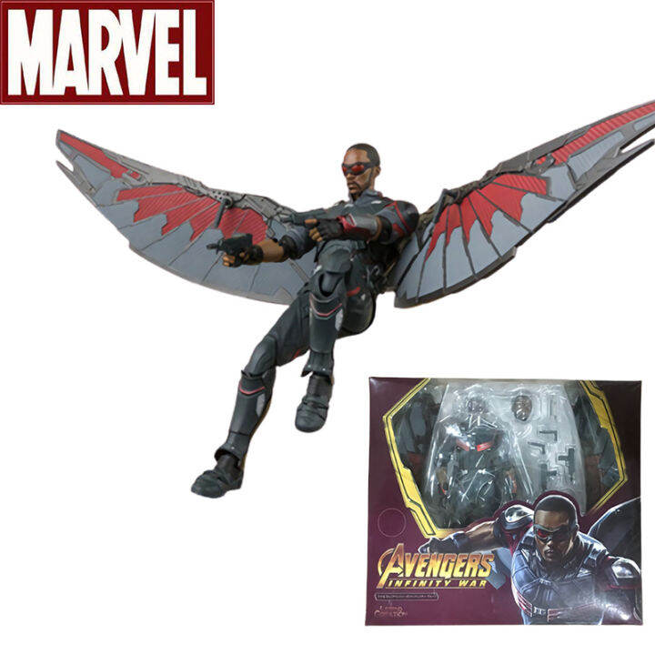 Shf Sam Wilson Falcon Action Figure ของเล่น15ซม. คุณภาพสูงใหม่กัปตัน ...