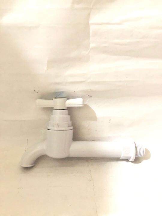 EUDESIGN UD1116 1/2x4'' WHITE PLAIN BIBB PVC FAUCET | Lazada PH