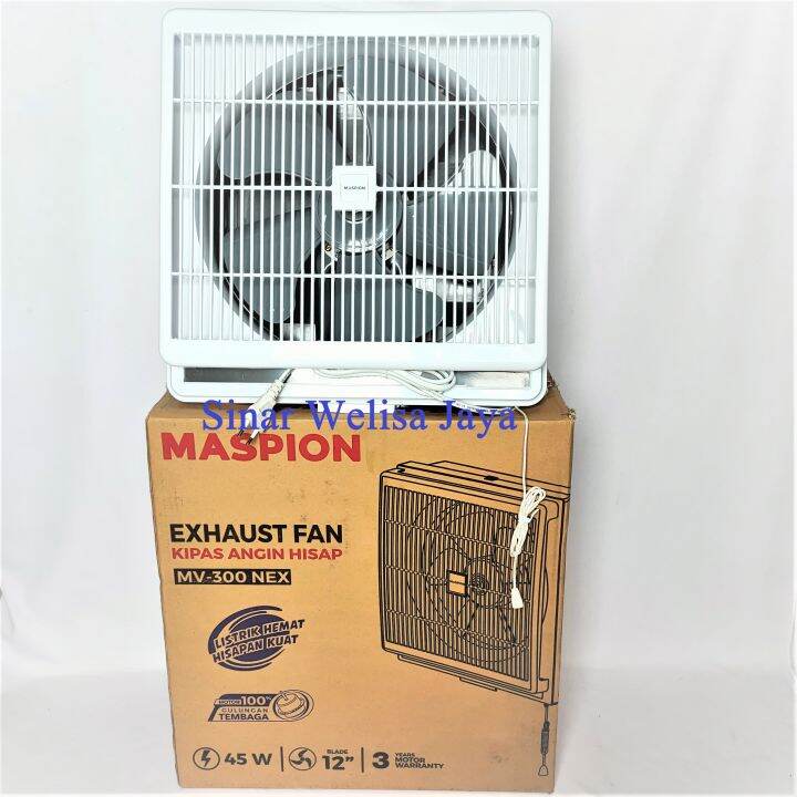 Maspion Exhaust Fan Kipas Angin Dinding Hisap 12 Inch (MV-300NEX ...
