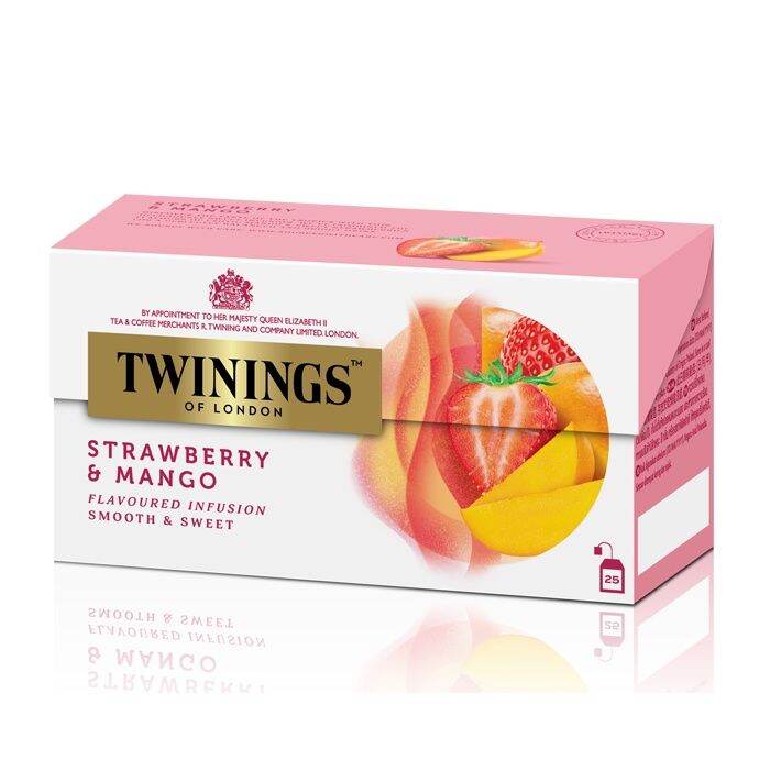TWININGS STRAWBERRY & MANGO TEA 25 TEABGS / BOX | Lazada PH
