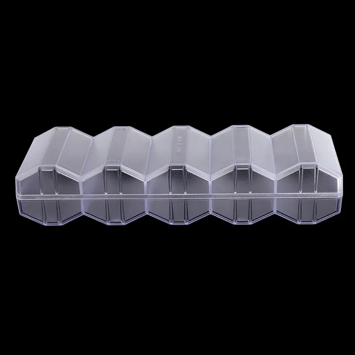 Transparent Acrylic Poker Chips Tray 100 Chips Display Honeycomb Case ...