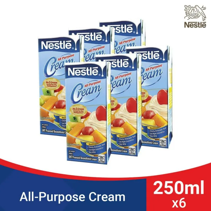 NESTLÉ All-Purpose Cream 250ml - Pack of 6 | Lazada PH