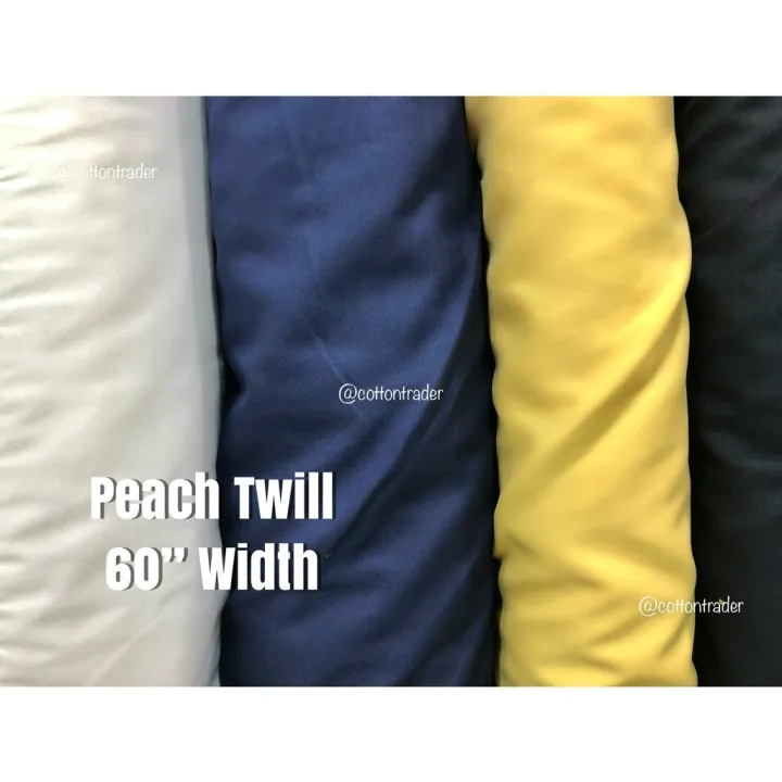 Peach Twill 60 Width TELA/FABRIC ONLY (PER YARD) | Lazada PH