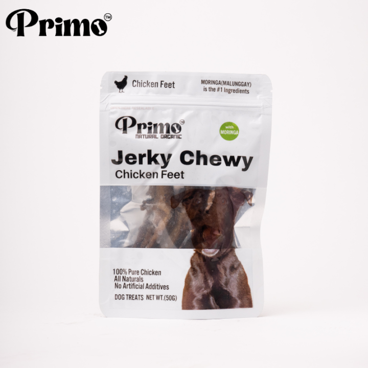 Primo Dog Jerky Treats Chicken Feet with Moringa (Malunggay) 50g ...