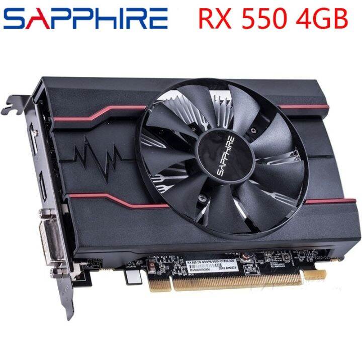 PC Cold SAPPHIRE Video Card RX 550 4GB 128Bit GDDR5 Graphics Cards For ...