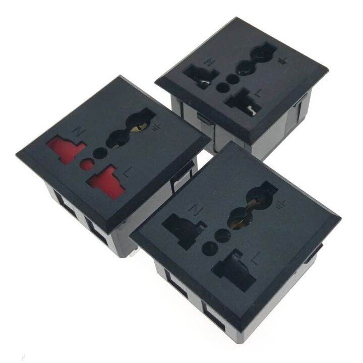 Universal Mulit Outlet Power Socket Panel Mount Receptacle With Safety ...