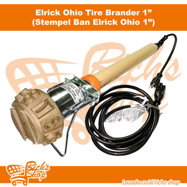 Stempel Ban Listrik Elrick Ohio Dump Truck Tire Brander 1 Inch 240V ...