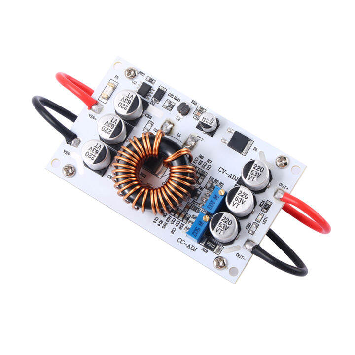 600W Aluminum Plate DC-DC Boost Converter Adjustable 10A Step Up Constant Current Power Supply ...