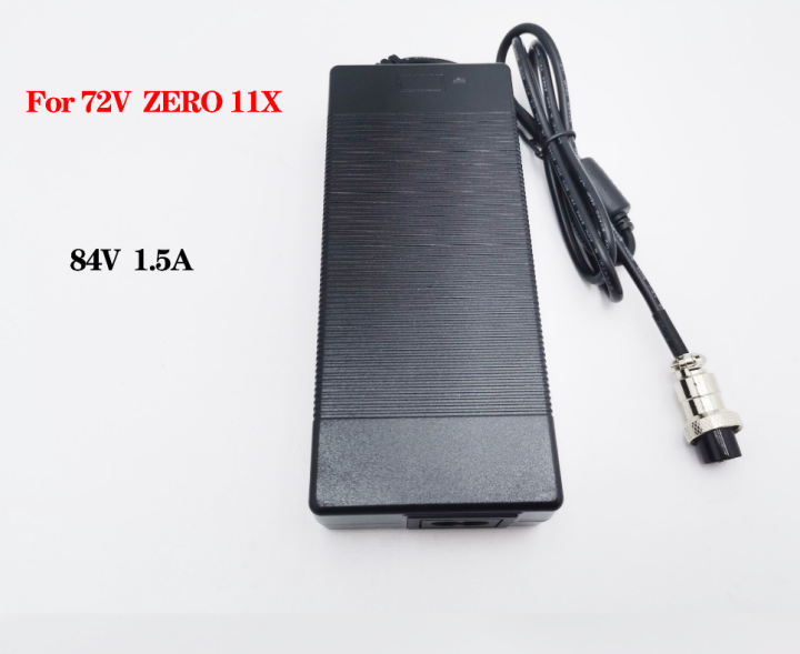 Universal 3-Pin 84V 1.5A Charger for 72V Model of ZERO 11X Scooter ...