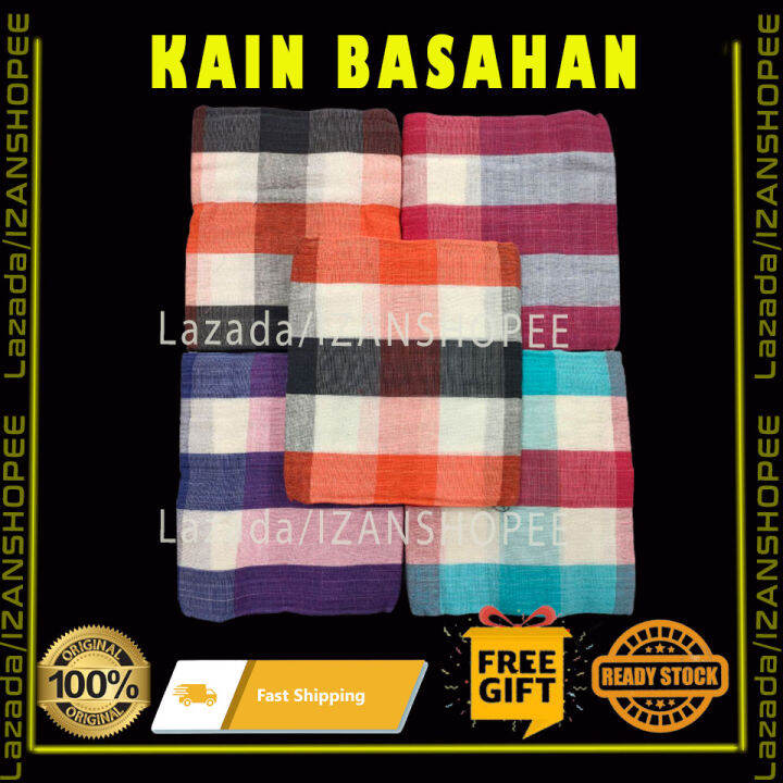 Bedding & Bath ( Bathrobes ) Kain Basahan Mandi Tradisional / Kain ...