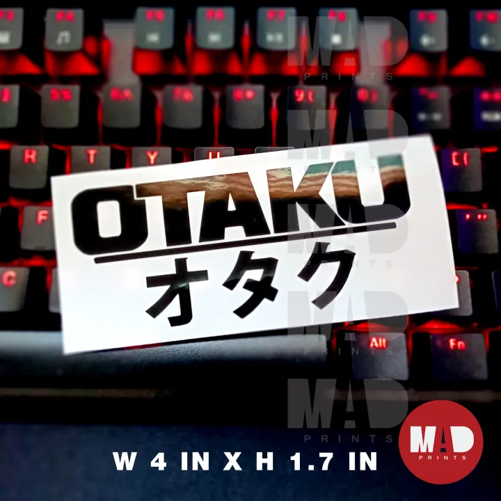 Otaku Japanese kanji Waterproof Decal Sticker | Lazada PH