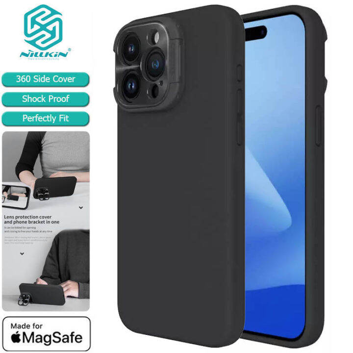 Nillkin Lens Wing Mag Case iPhone 15 Pro max - casing iPhone 15 Pro max ...