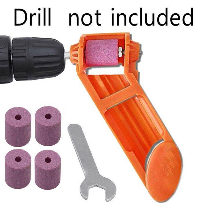Portable Drill Bit Sharpener Corundum Grinding Wheel Drill Bit Sharpener Titanium Drill Portable
