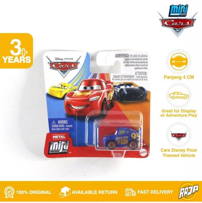 Cars Disney Pixar Mini Racers Mattel - Fabulous Lightning McQueen ...