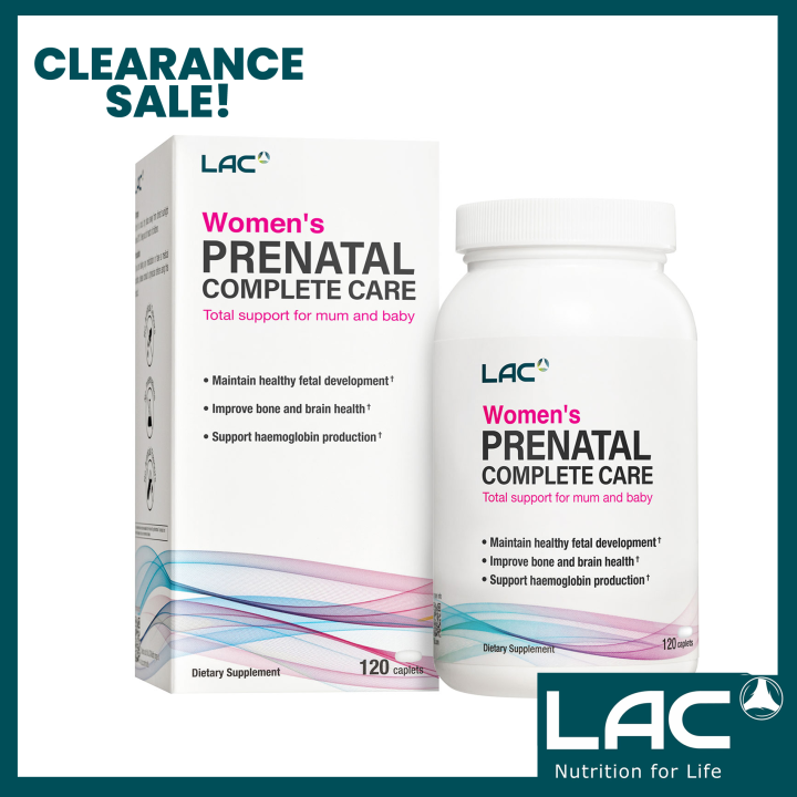 LAC Women’s Prenatal Complete Care 120 CP (Best by: July 2023) | Lazada PH