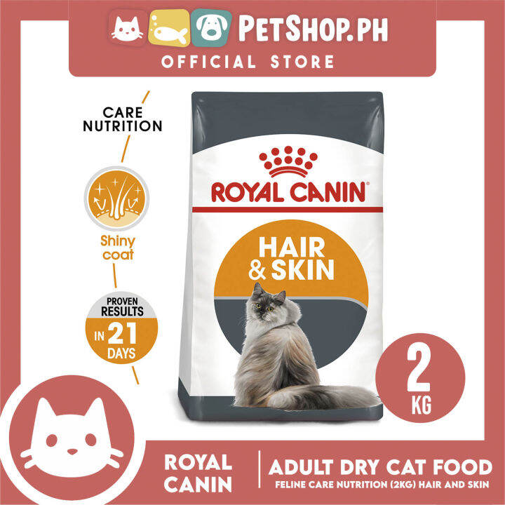 Royal Canin Feline Care Nutrition Hair And Skin Care Adult Dry Cat Food 2kg Lazada Ph