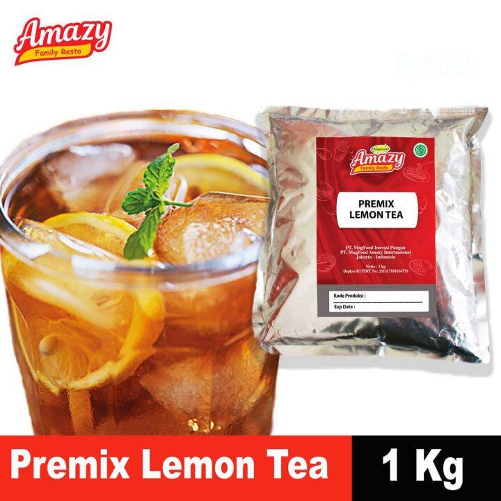Amazy Premix Lemon Tea Kemasan 1 Kg | Lazada Indonesia