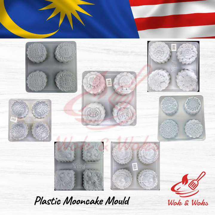 Plastic Mooncake Mould / Acuan Kuih Bulan Plastik | Lazada
