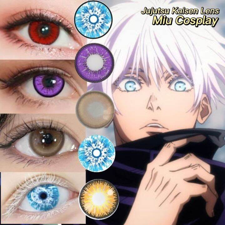 [Sẵn] Nhiều mẫu - Lens cosplay Gojo Satoru/Nobara/Mahito/Sukuna/Toge ...